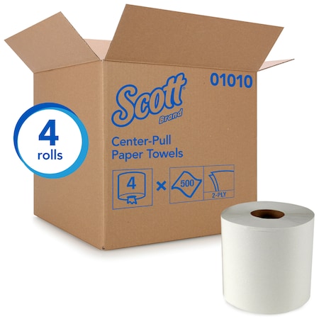 Scott Center Pull Towels 4Pk 01010 | Zoro